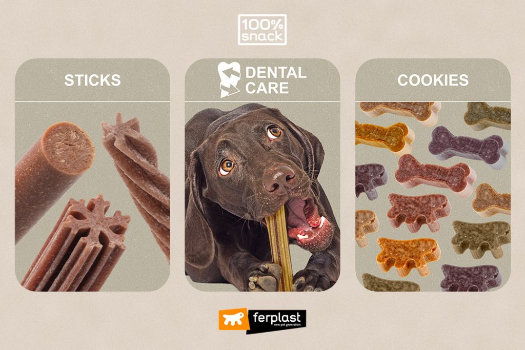 THE NEW VEGETARIAN DENTAL SNACKS FOR DOGS BY FERPLAST